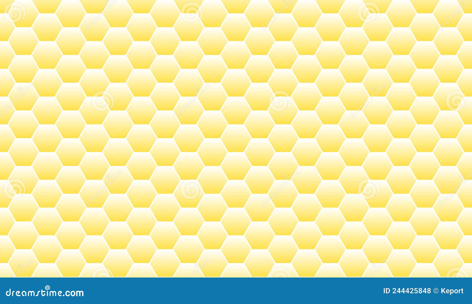 Honeycomb Pattern Yellow and White Stock Illustration - Illustration of ...