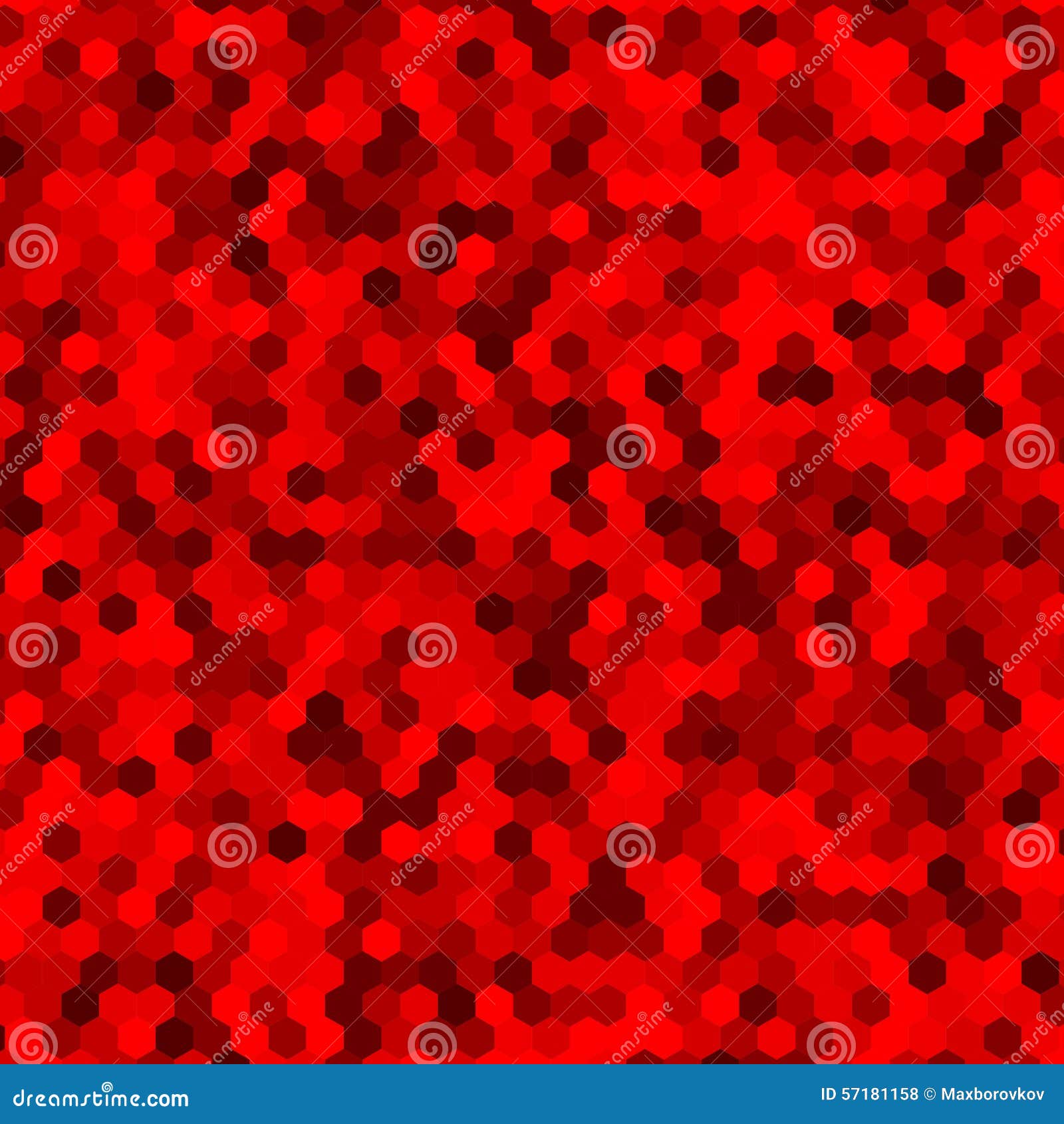 Honeycomb red pattern stock vector. Illustration of geometric - 57181158