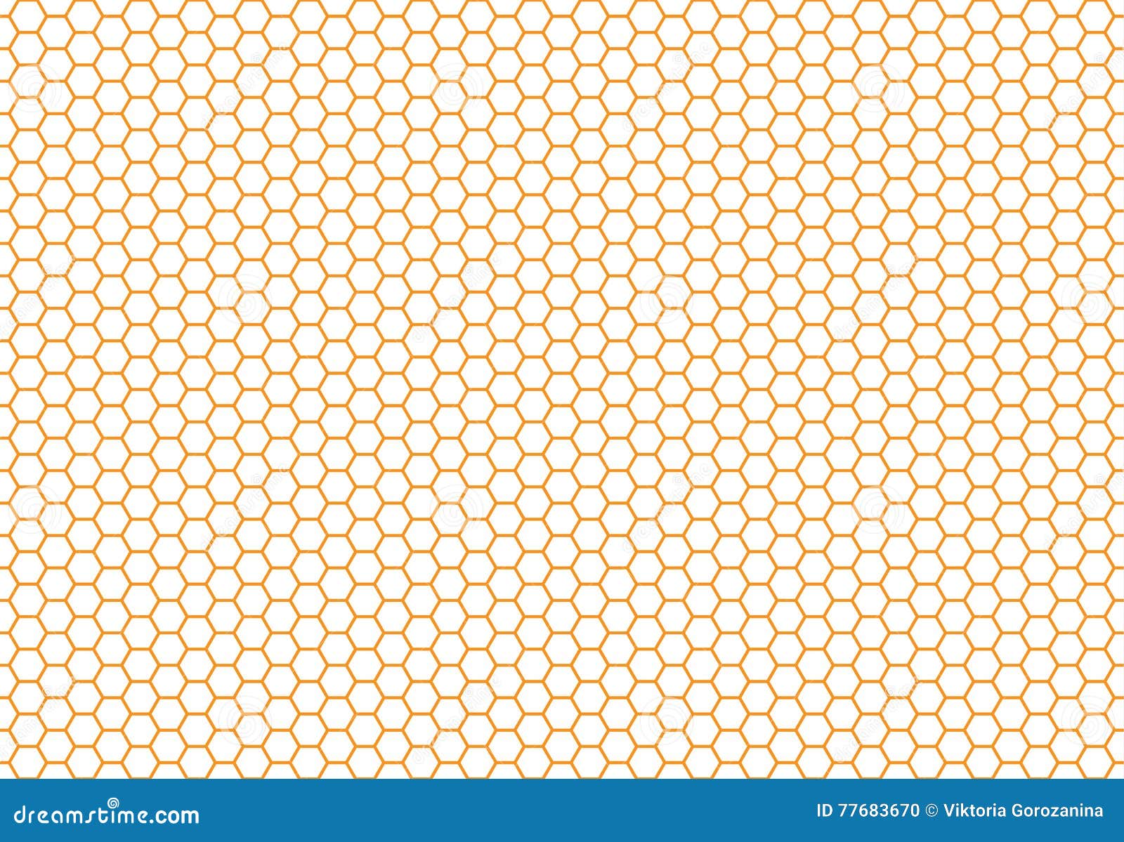 Honeycomb Seamless Background. Simple Seamless Pattern Stock ...