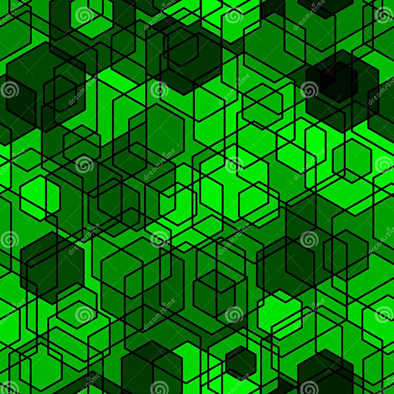 Honeycomb Seamless Pattern. Repeated Overlap Hexagon Motif Texture Print Stock Vector ...