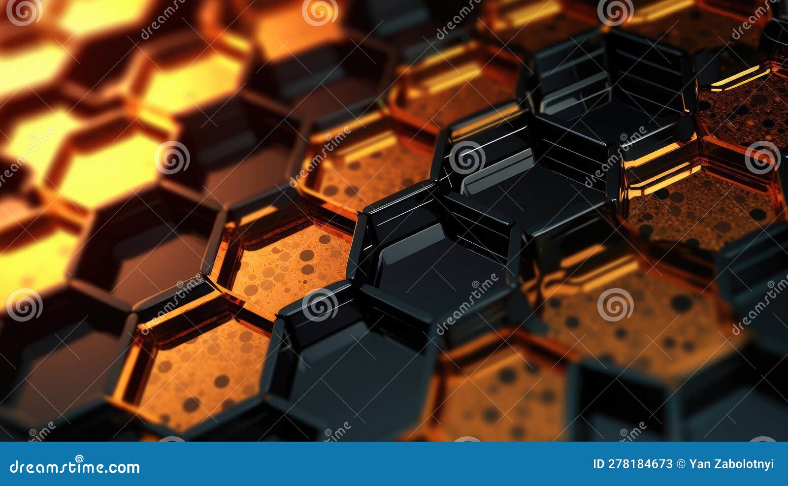 Honeycomb Technology Background Texture Wallpaper. Generative AI Stock ...