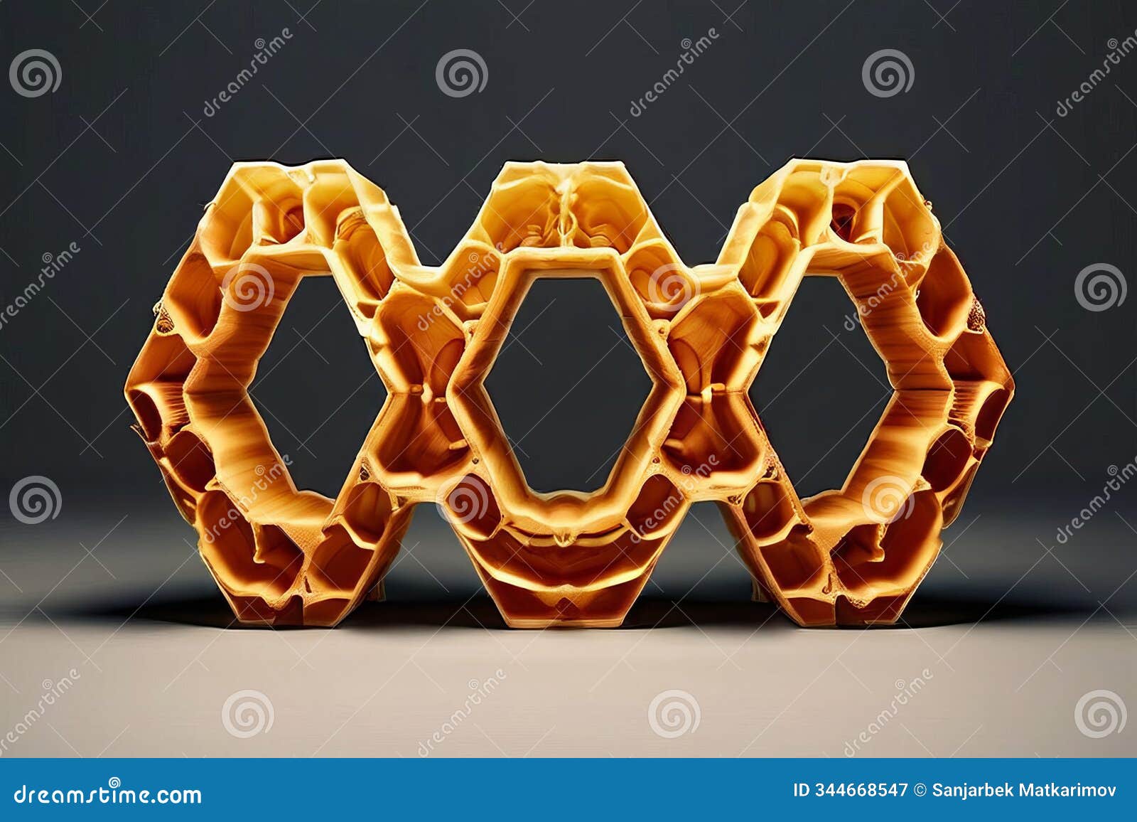 Honeycomb Welcome Letters Formed by Hexagonal Honeycomb Structu Stock ...