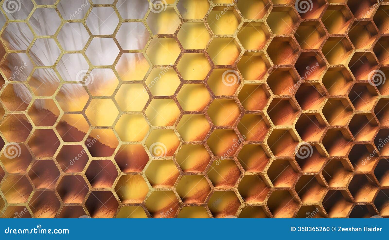 Honeycomb Well Structure Like Benzene Ring Stock Photography ...