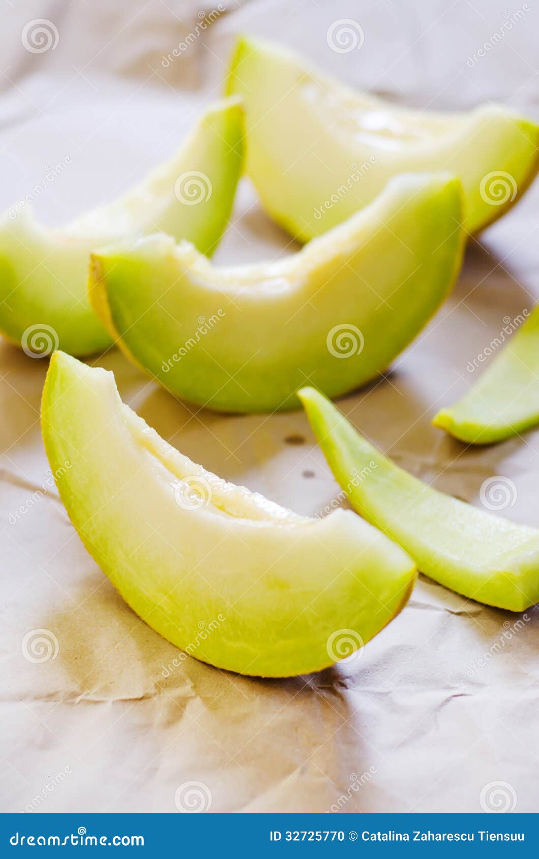 Honeydew melon stock photo. Image of cucurbits, slices - 32725770
