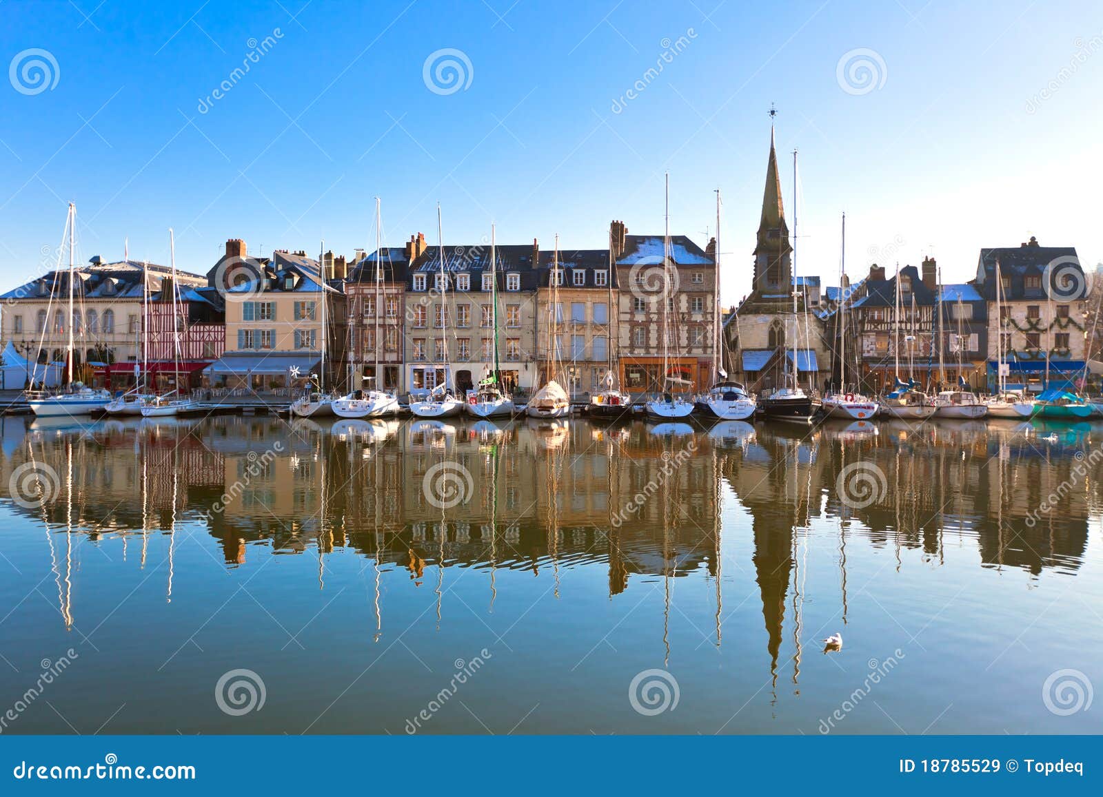 Honfleur, France stock image. Image of european, famous - 18785529