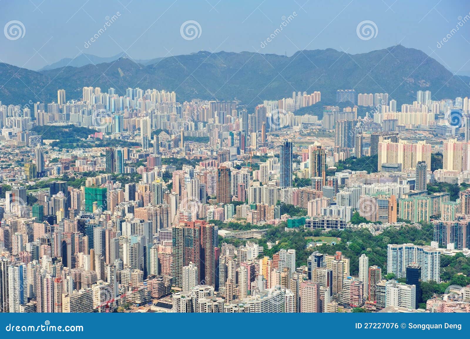 Hong Kong aerial stock photo. Image of hongkong, chinese - 27227076