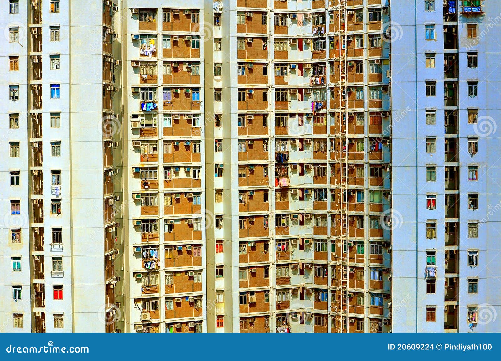 Hong kong apartments stock photo. Image of residential - 20609224