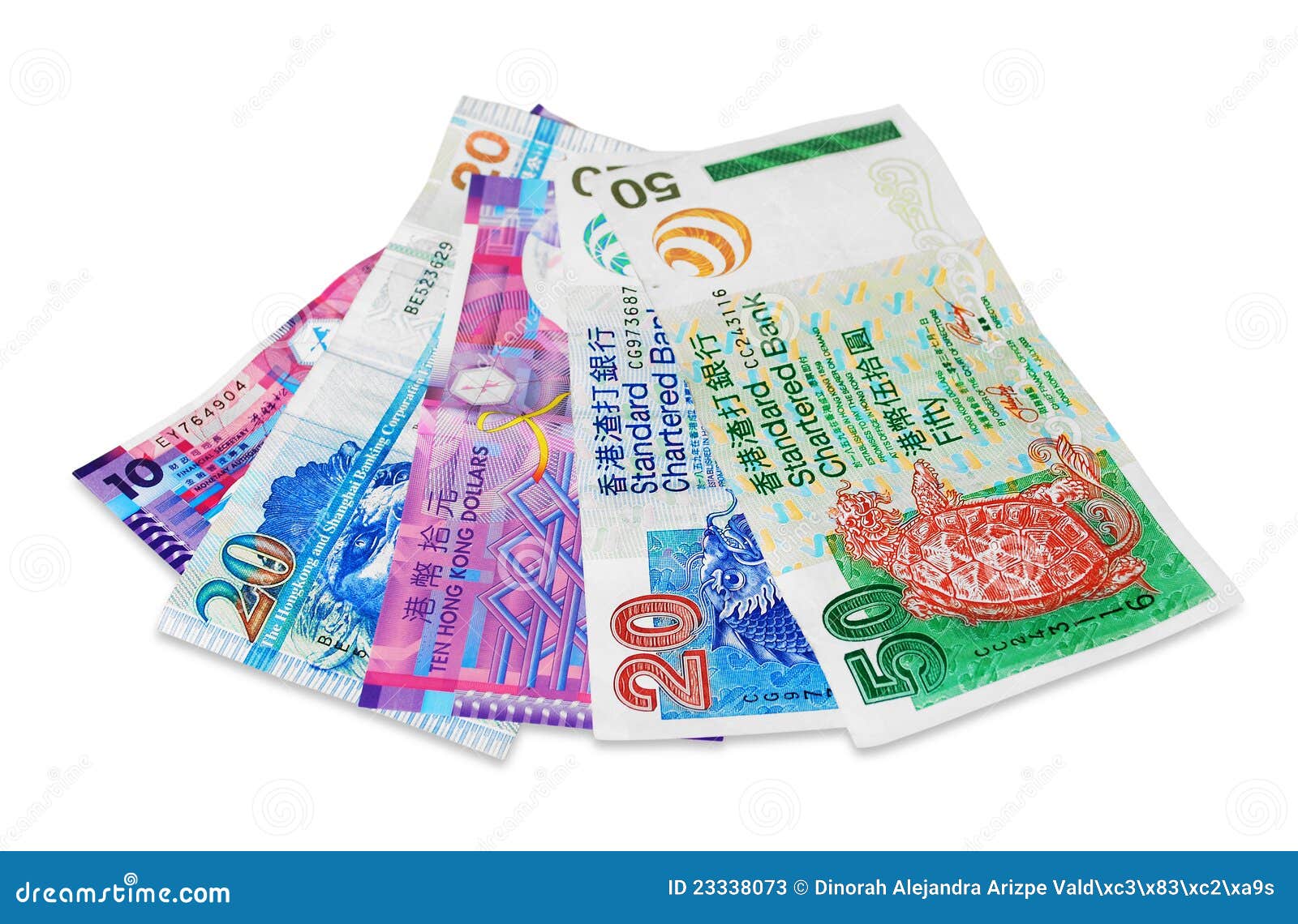 Hong Kong bills stock image. Image of dollars, dollar - 23338073
