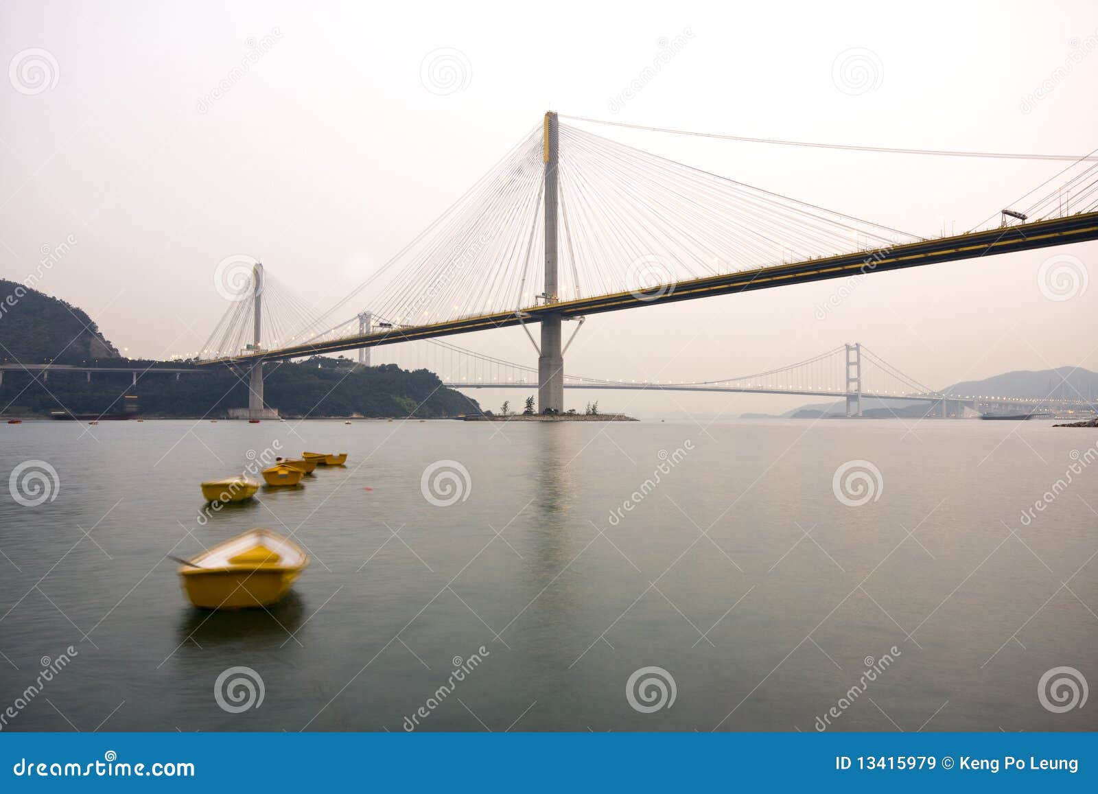 Hong kong bridge stock image. Image of famous, hong, oriental - 13415979