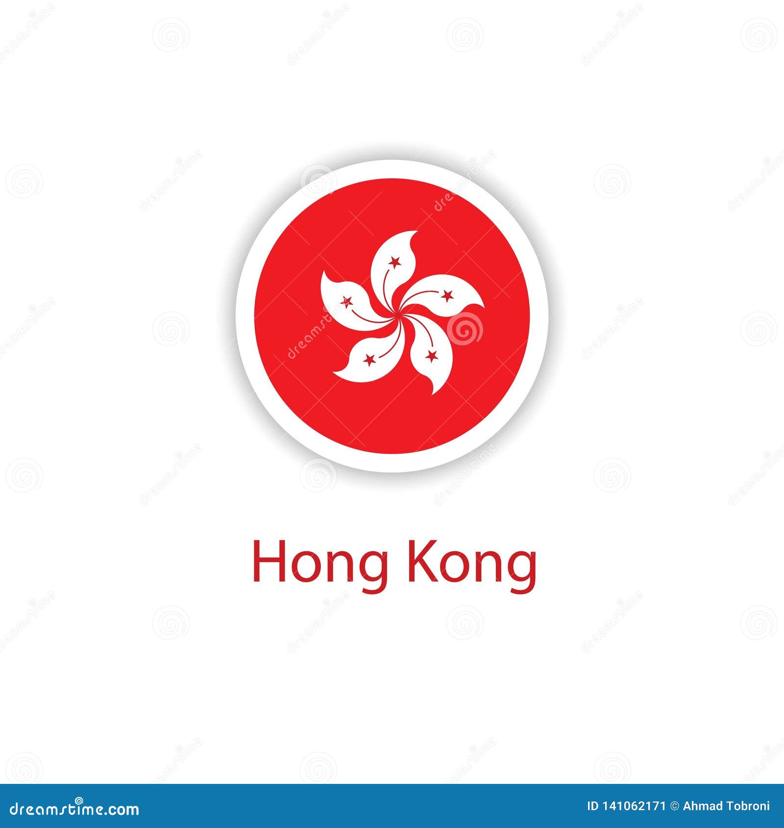 Hong Kong Button Flag Vector Template Design Illustration Stock Vector ... Hong Kong Button Flag Vector Template Design Illustration Stock Vector ...
