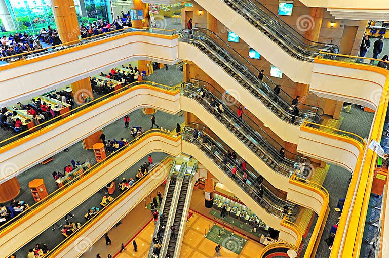 Hong Kong central library editorial photography. Image of read - 28420952