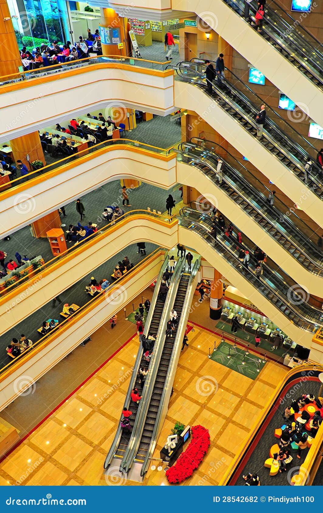 Hong Kong central library editorial photography. Image of library ...
