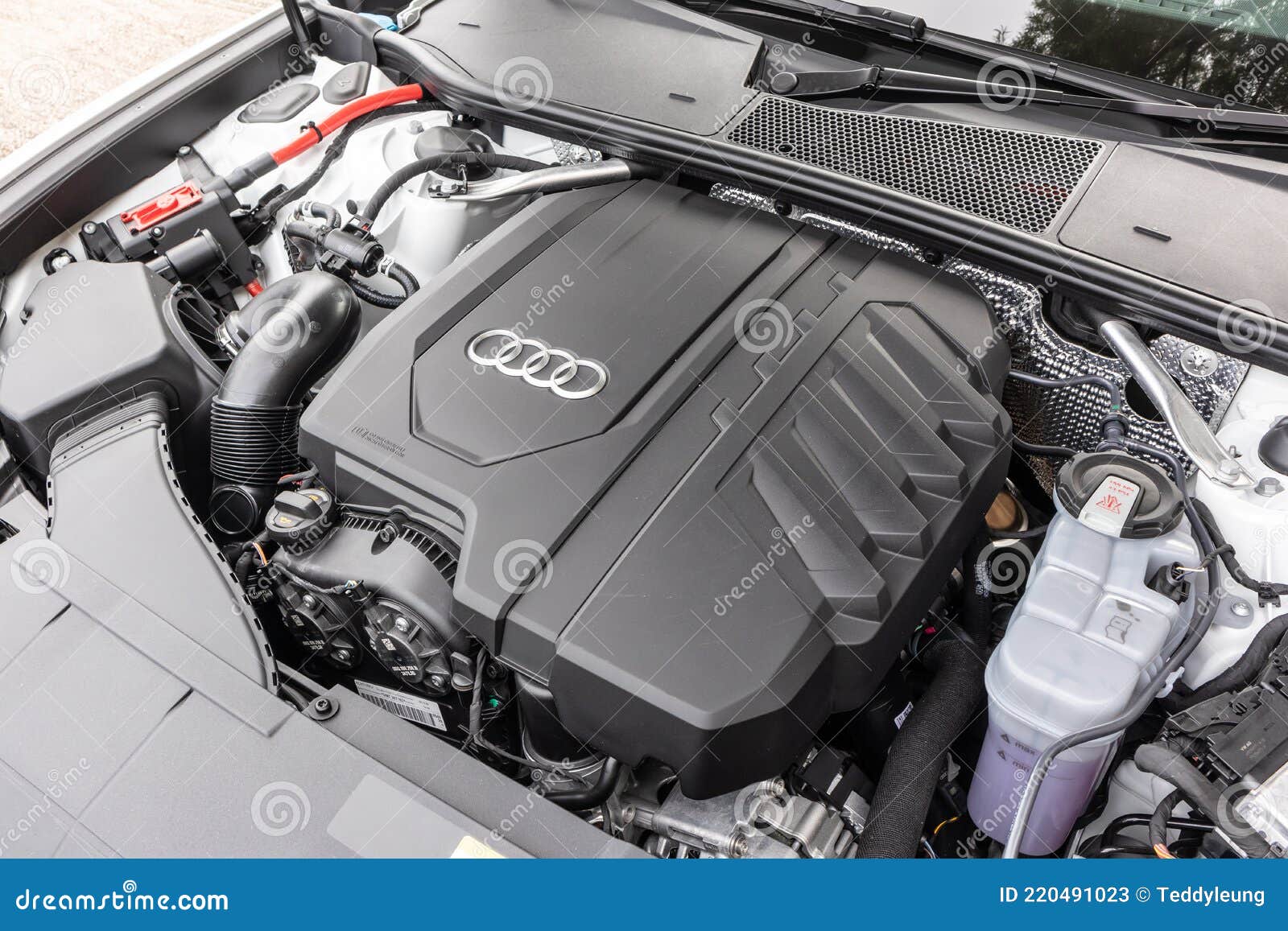 Audi A6 40 TFSI Engine editorial stock photo. Image of china - 220491023
