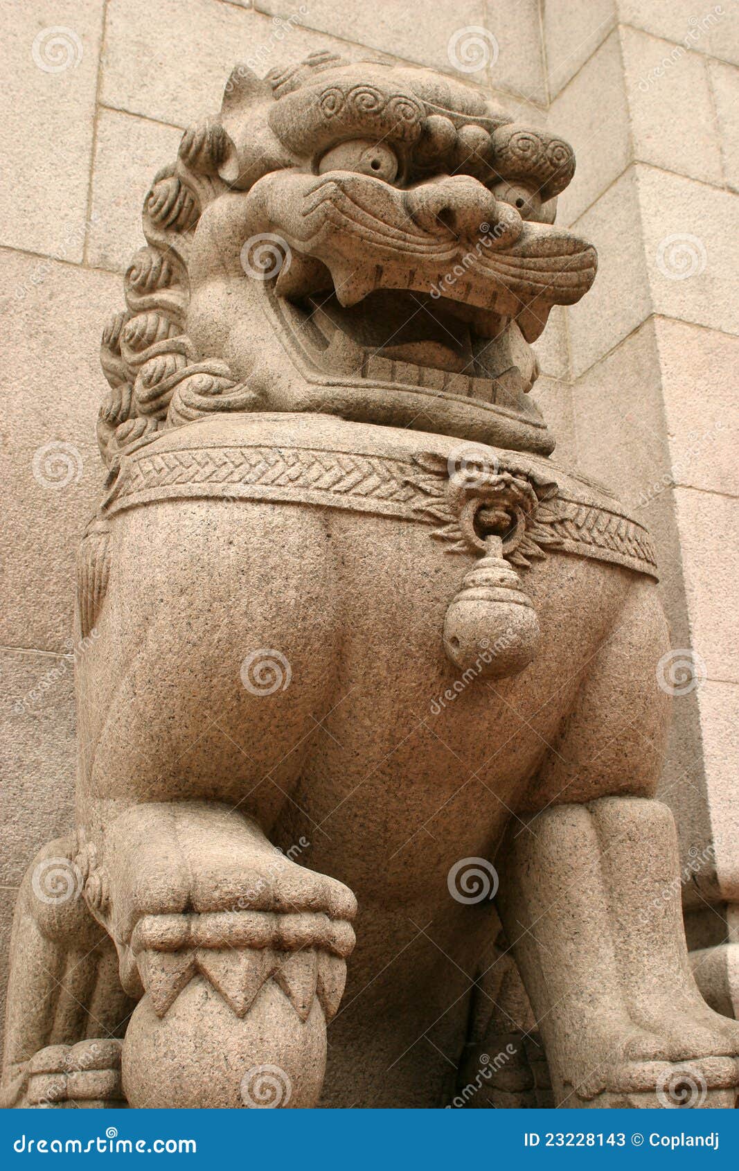 Hong Kong Chinese lion stock image. Image of stone, architecture - 23228143