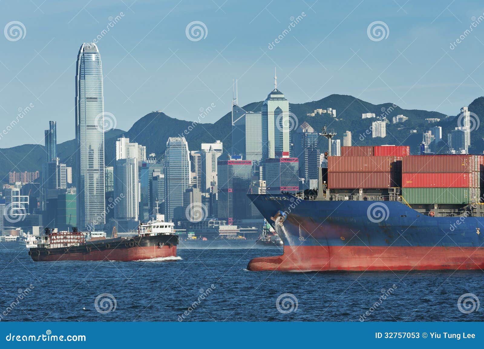 Hong Kong stock image. Image of industrial, logistics - 32757053