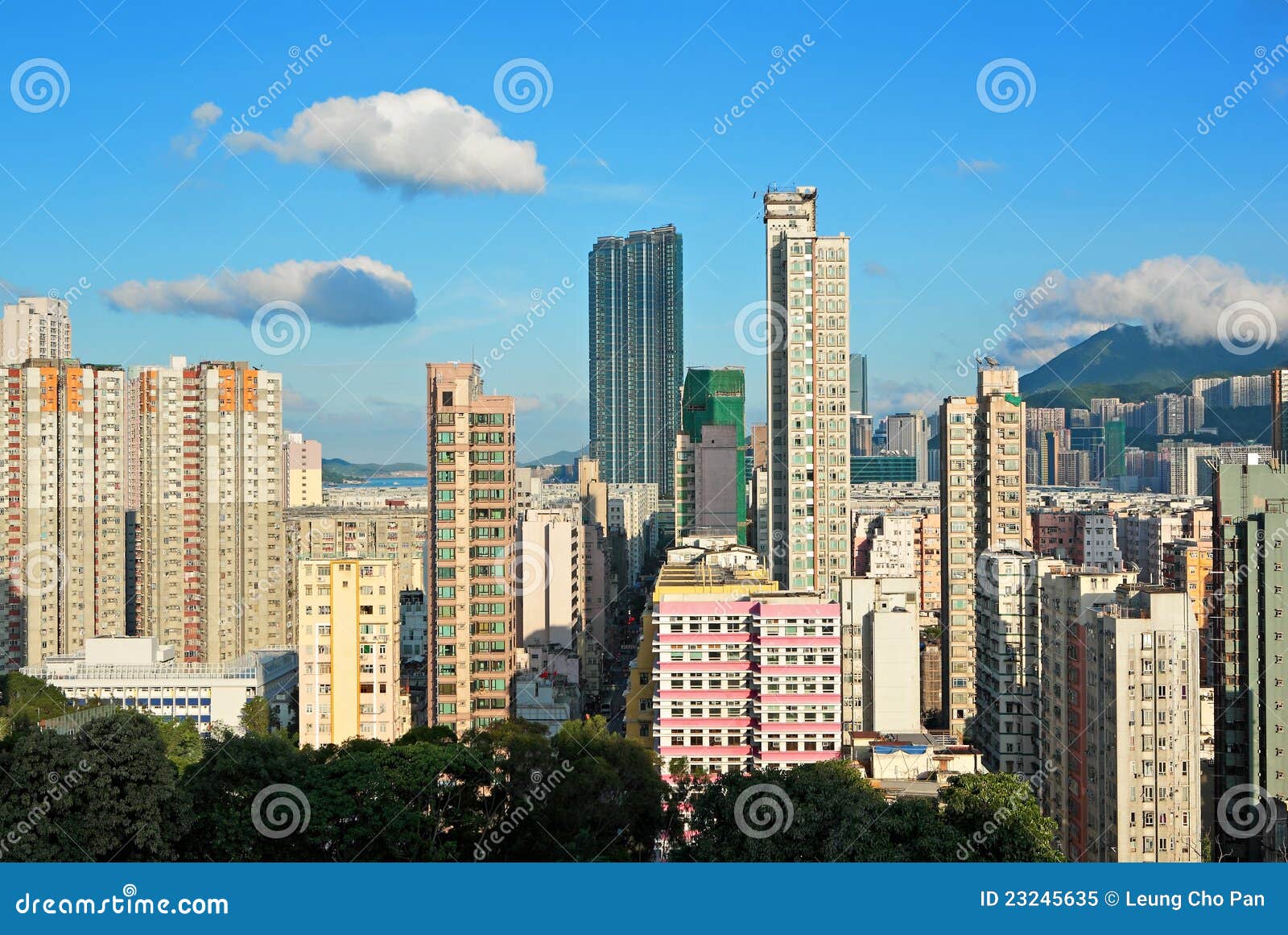 Hong Kong crowded building stock image. Image of residence - 23245635