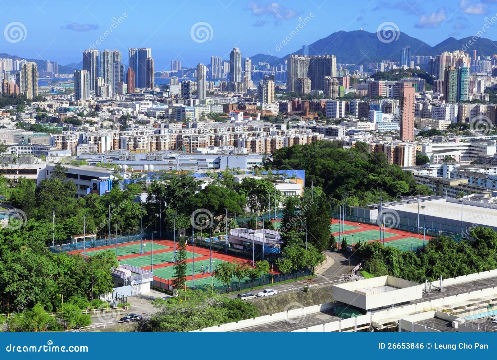 Hong Kong crowded building stock photo. Image of high - 26653846