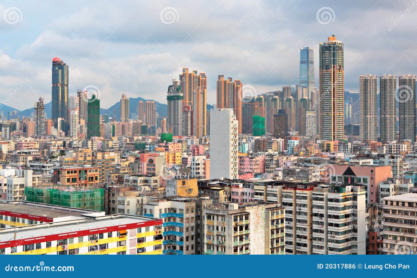 Hong Kong Crowded Buildings Stock Photo - Image of realty, real: 20317886