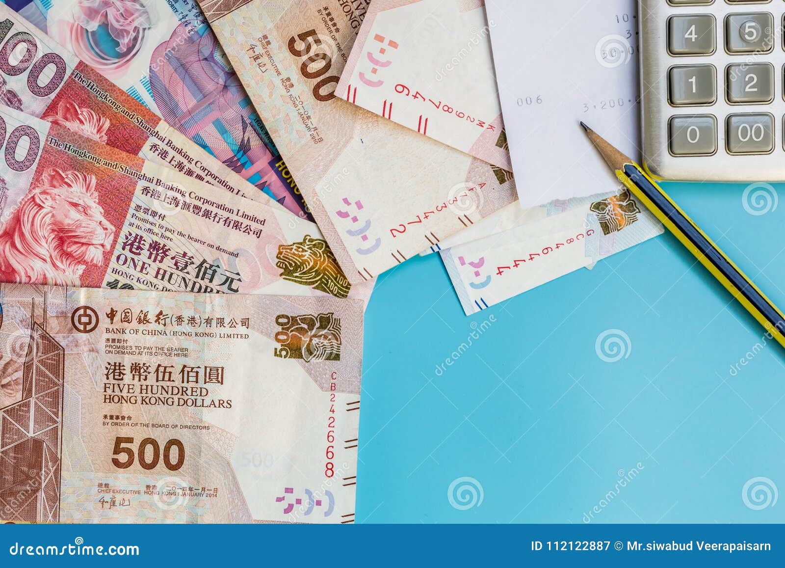Hong Kong Dollar. editorial photography. Image of banknote - 112122887