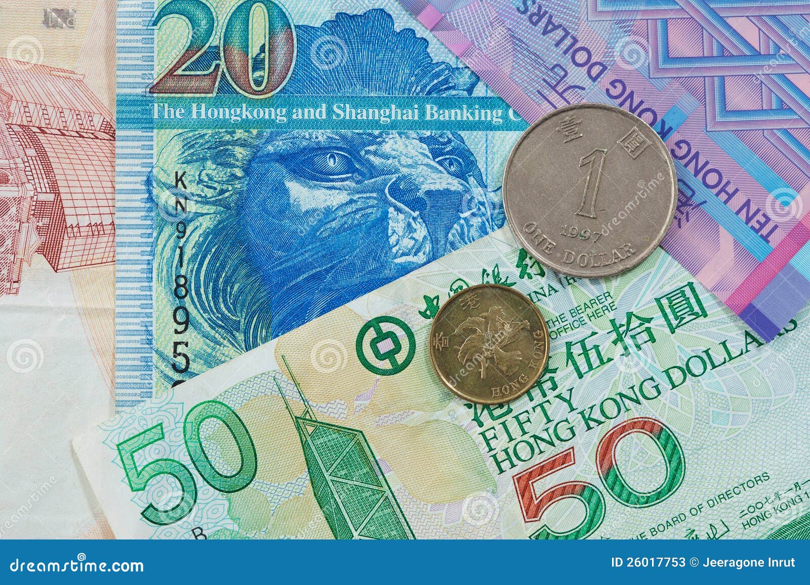 Hong Kong Dollars stock image. Image of money, investment - 26017753