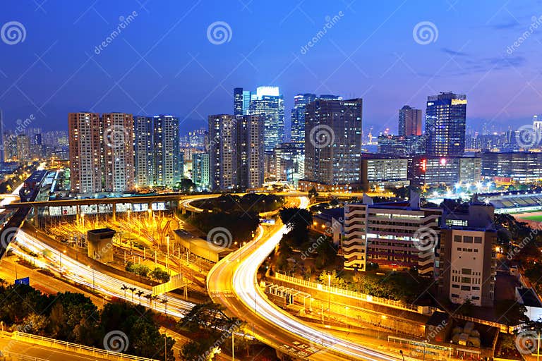 Hong Kong downtown stock photo. Image of modern, city - 23530668