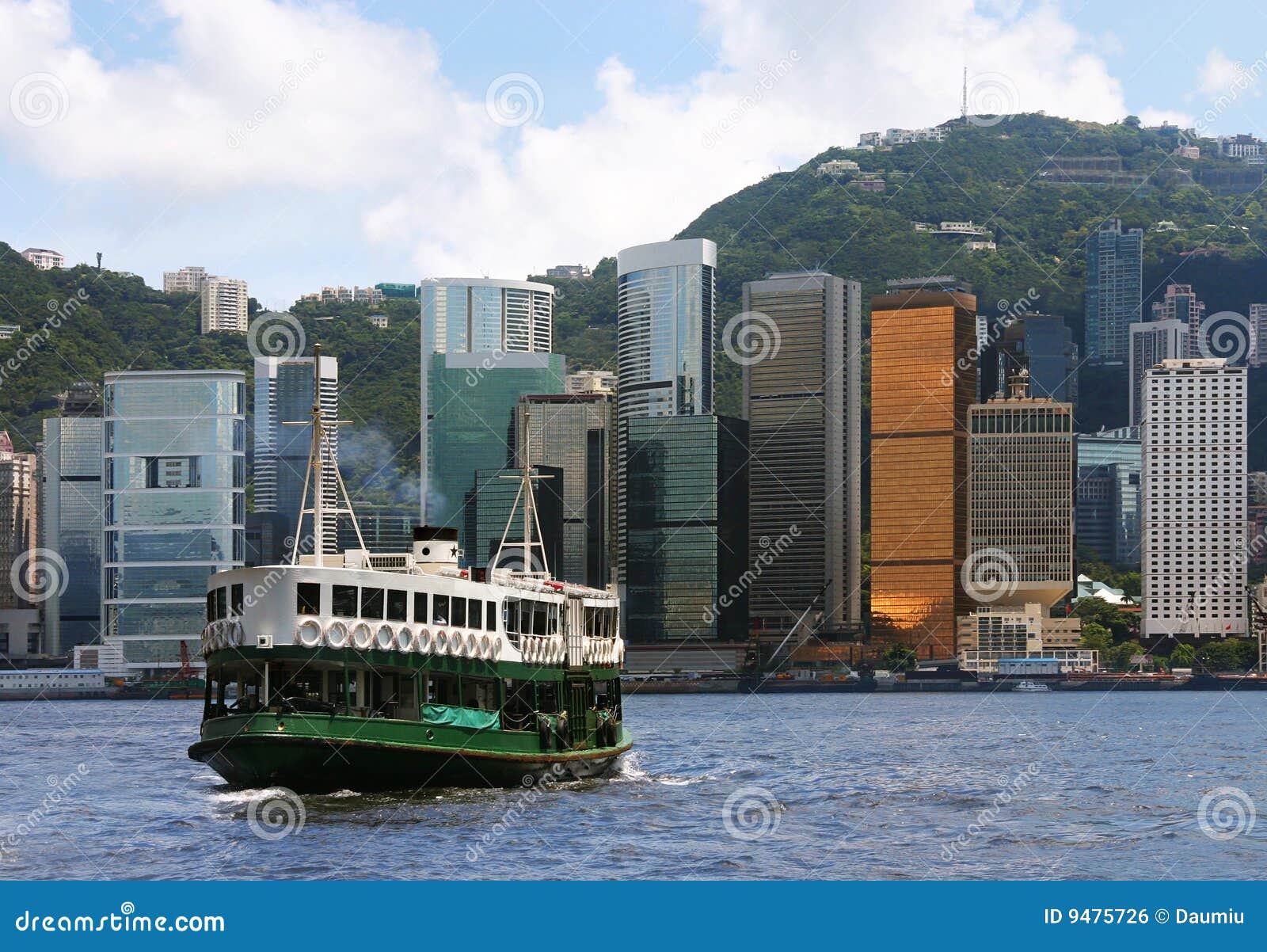 Hong Kong Ferry stock photo. Image of skyscraper, kong - 9475726