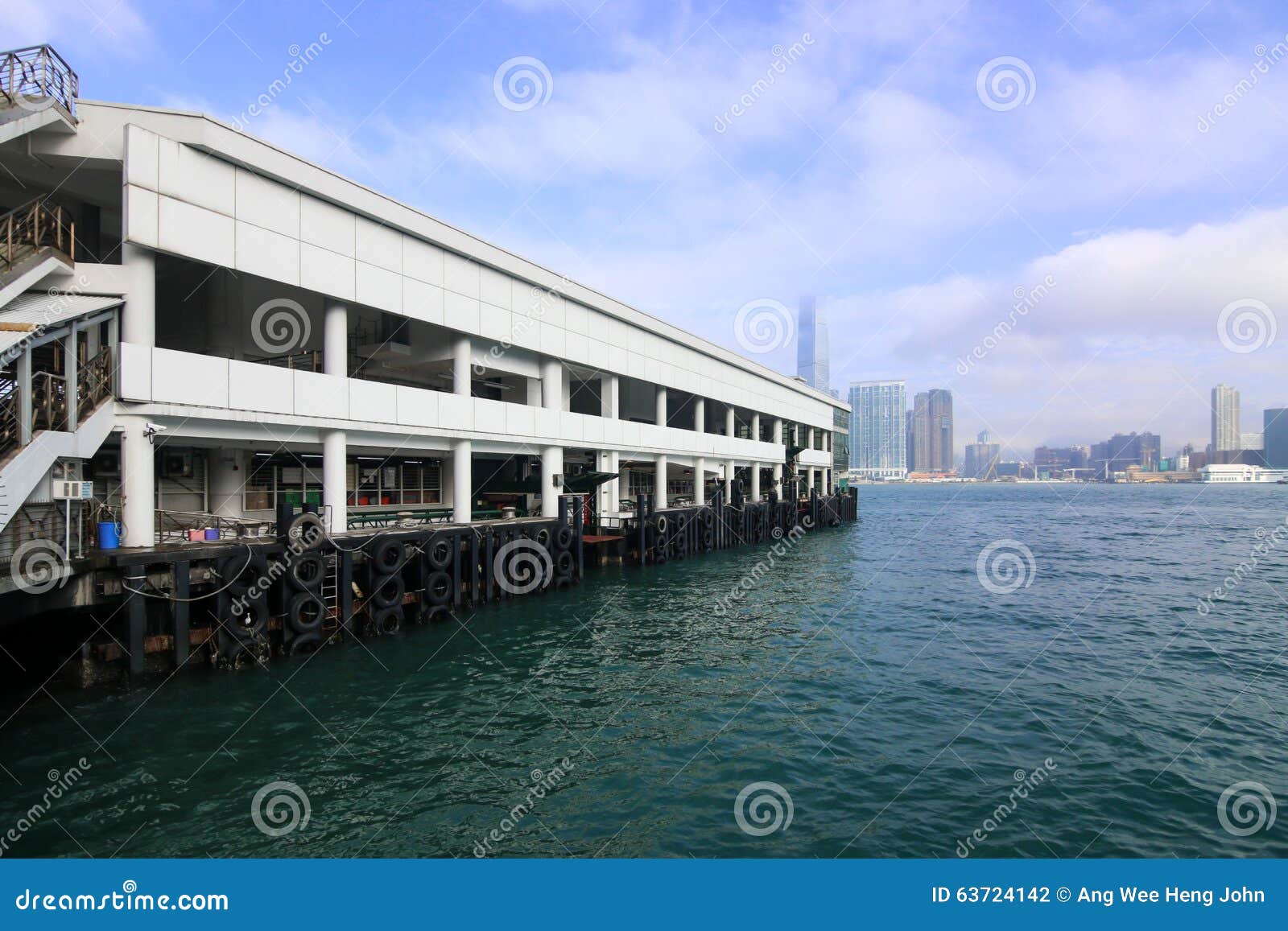 Hong Kong Ferry Pier stock photo. Image of ferry, transport - 63724142