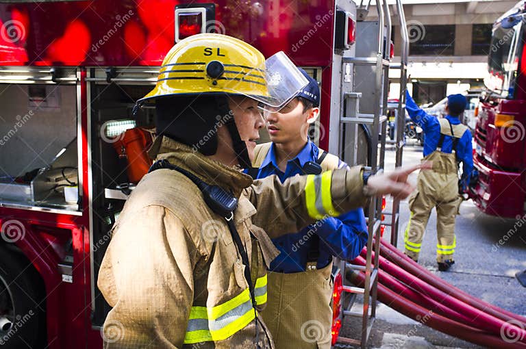 Hong Kong Firefighter editorial image. Image of civil - 22244505
