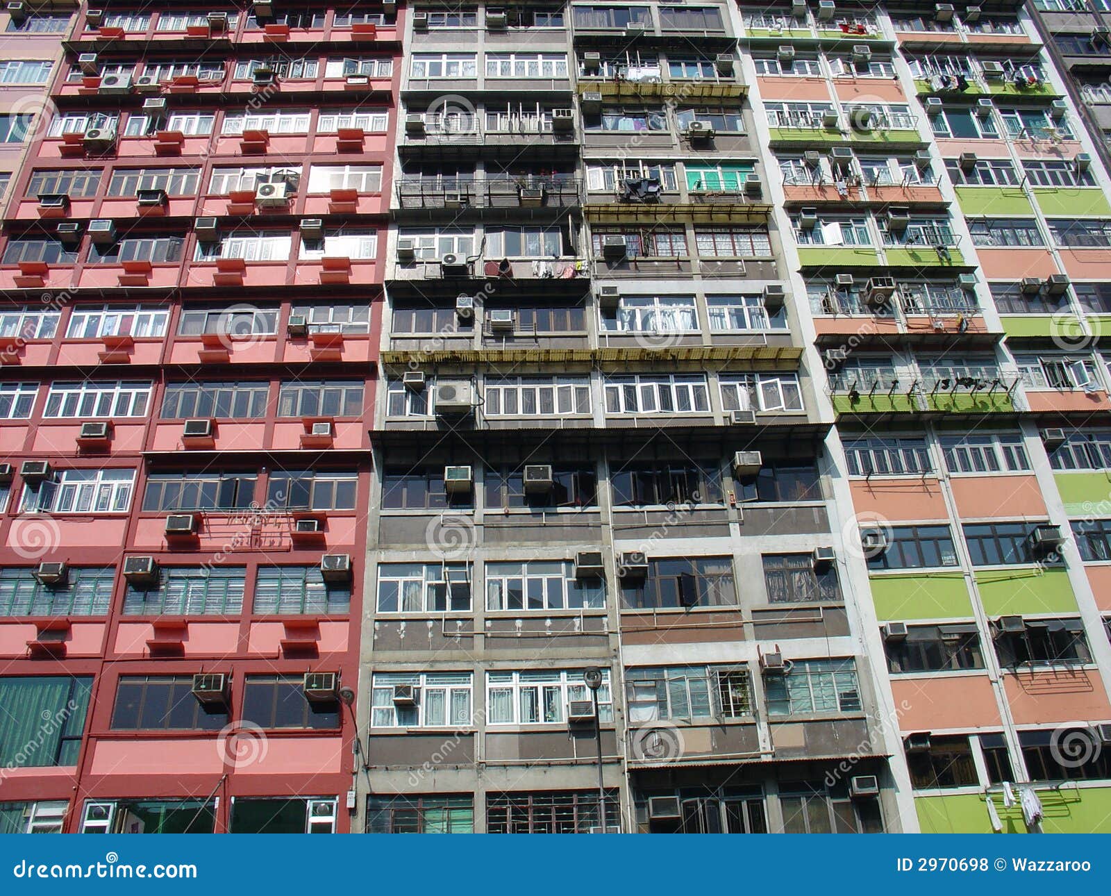 Hong Kong Flats stock photo. Image of building, dryer - 2970698