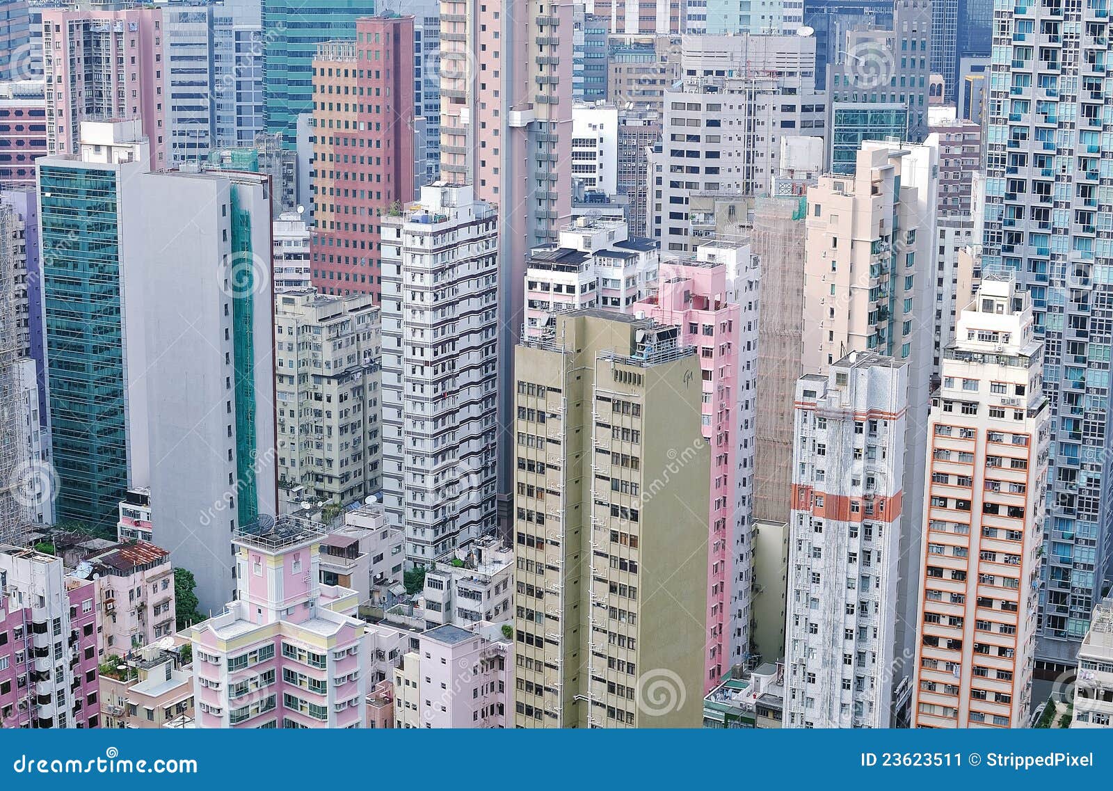 Hong Kong High Density stock image. Image of architecture - 23623511