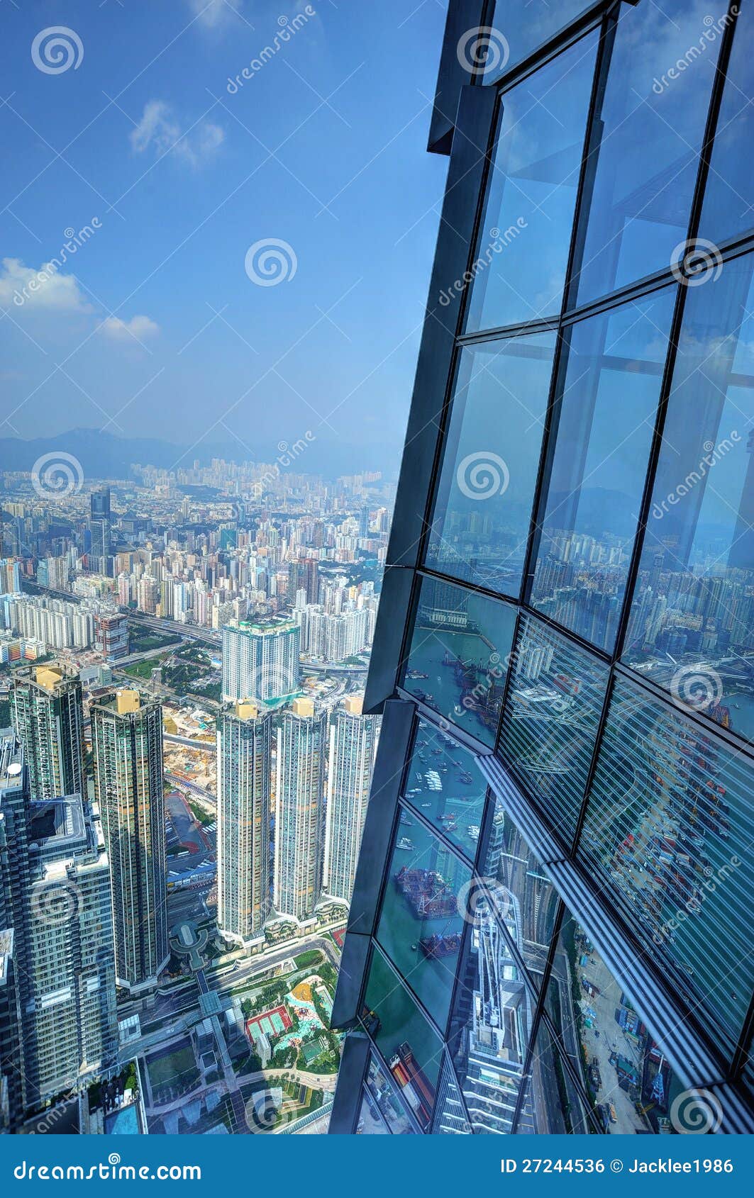 Hong Kong ICC stock photo. Image of downtown, modern - 27244536