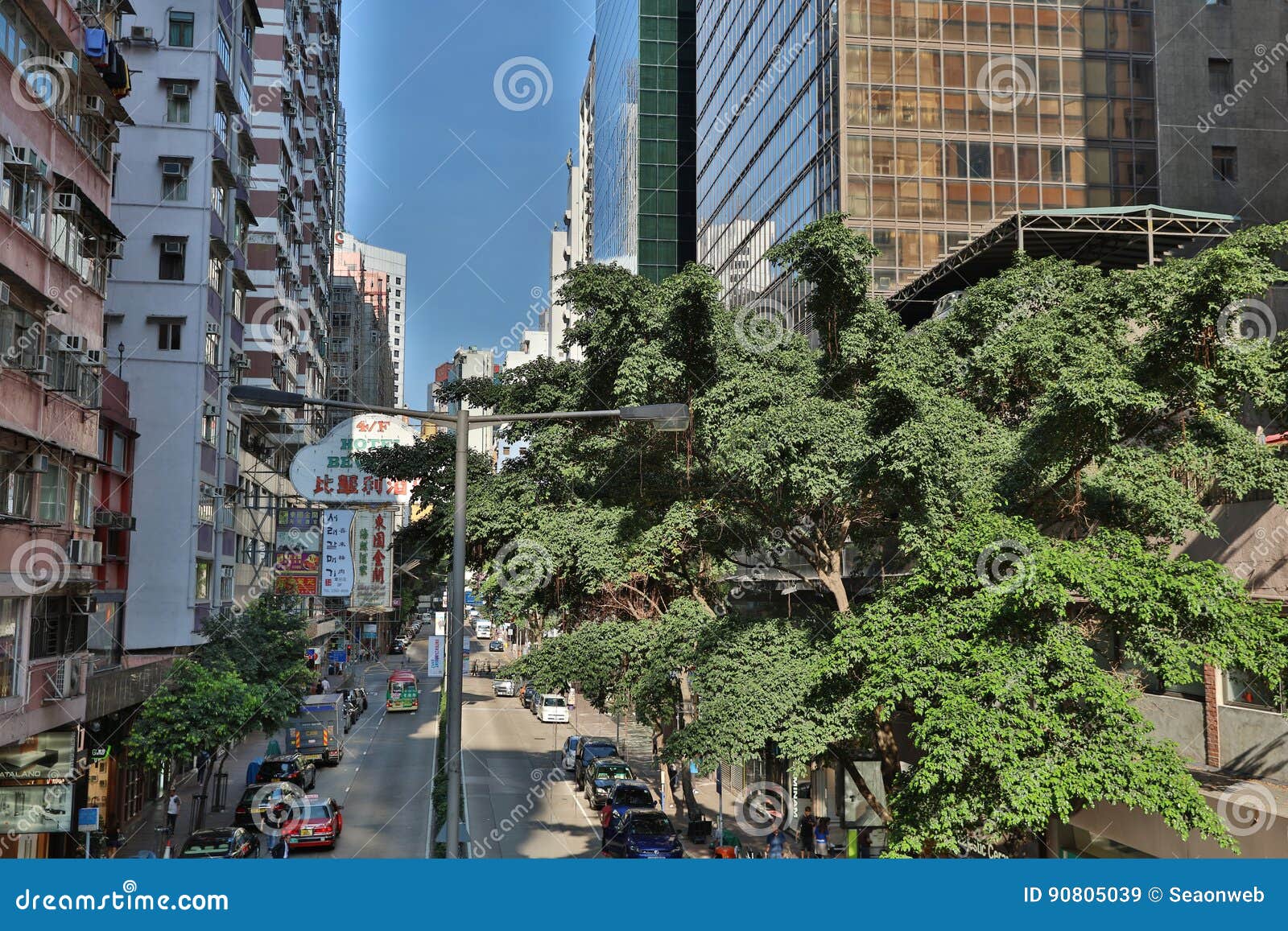 Hong Kong Island at the Wan Chai District. Editorial Stock Image ...
