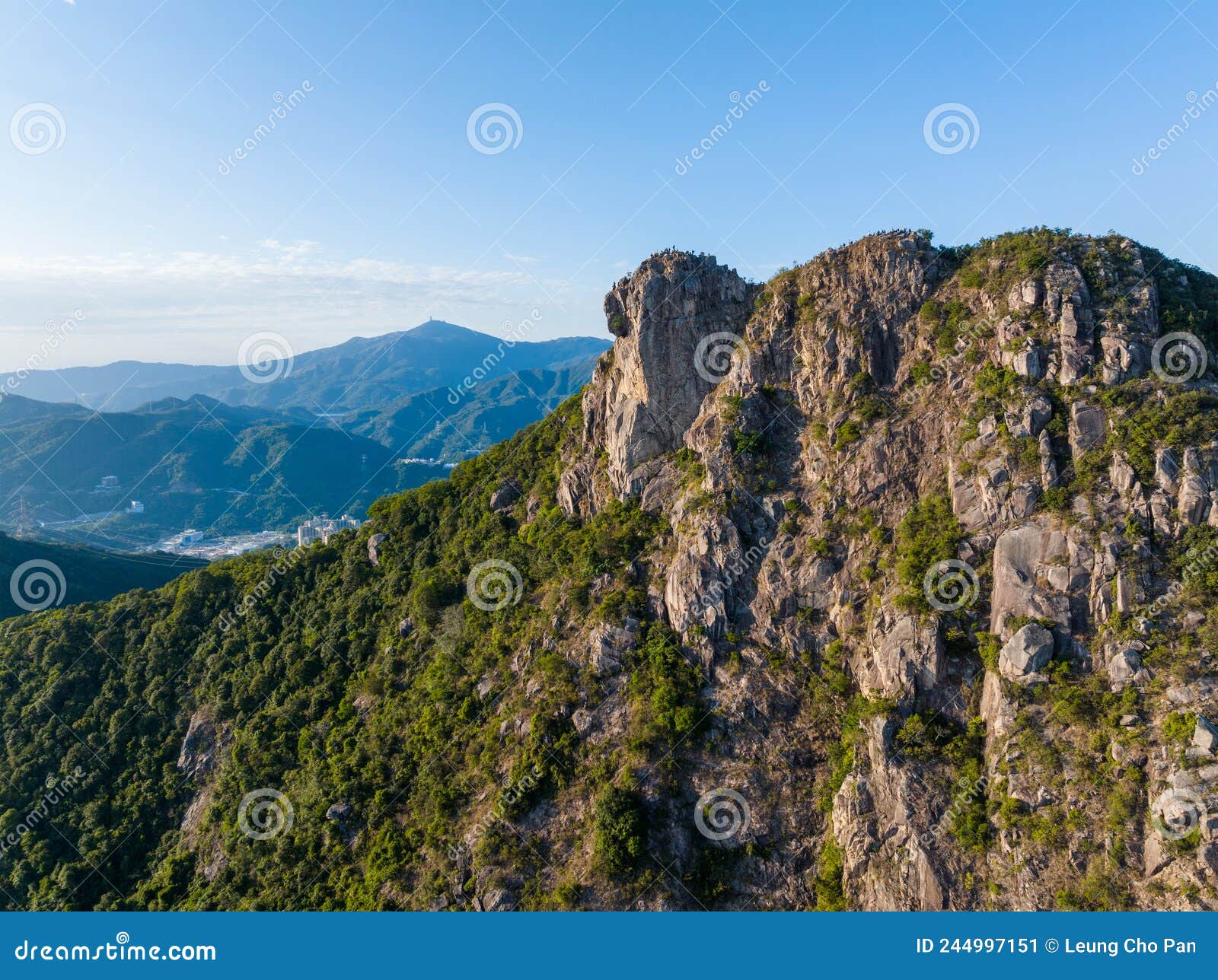 Hong Kong lion rock stock image. Image of china, natural - 244997151