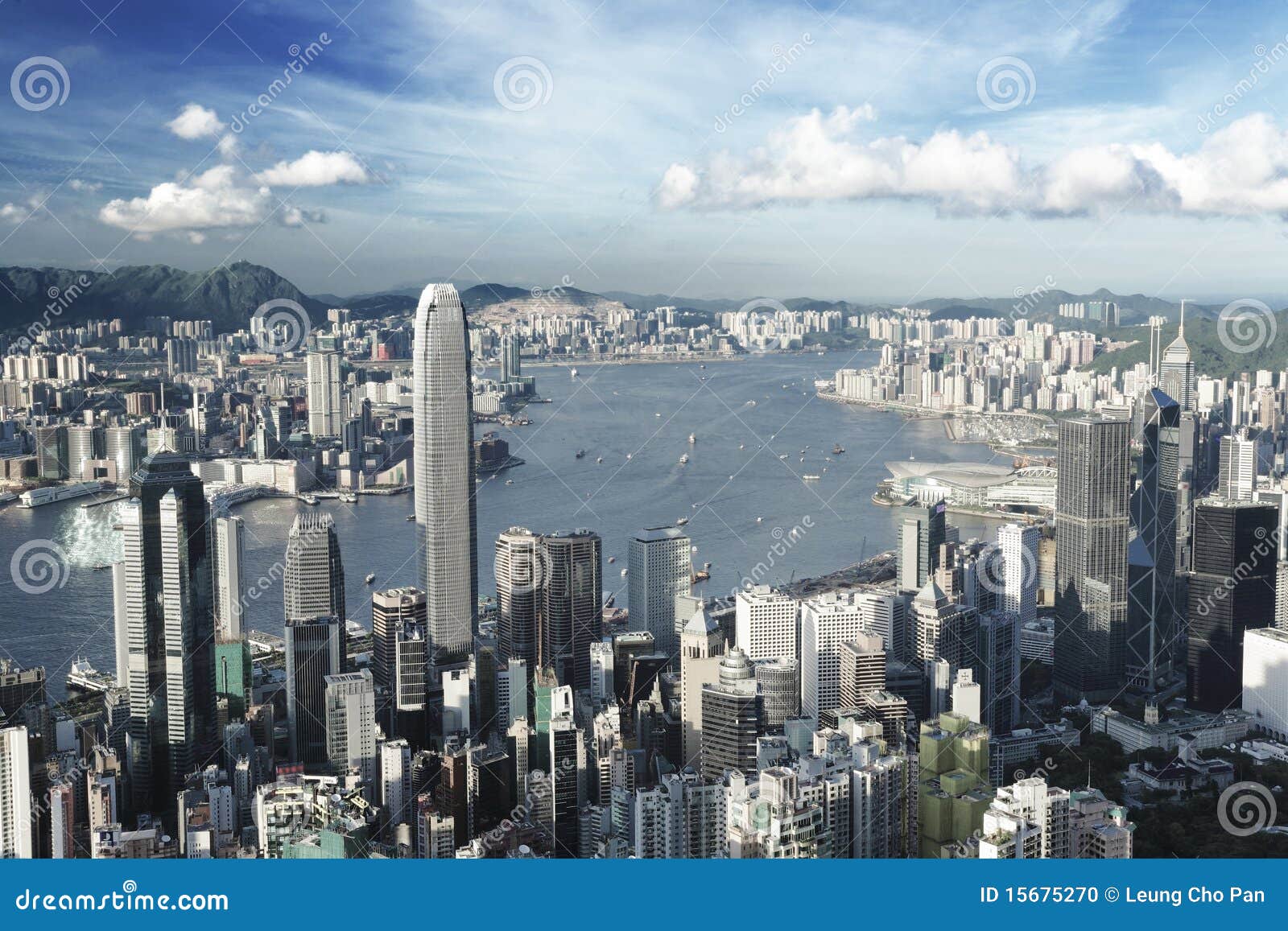 Hong Kong in Low Saturation Stock Photo - Image of asia, downtown: 15675270