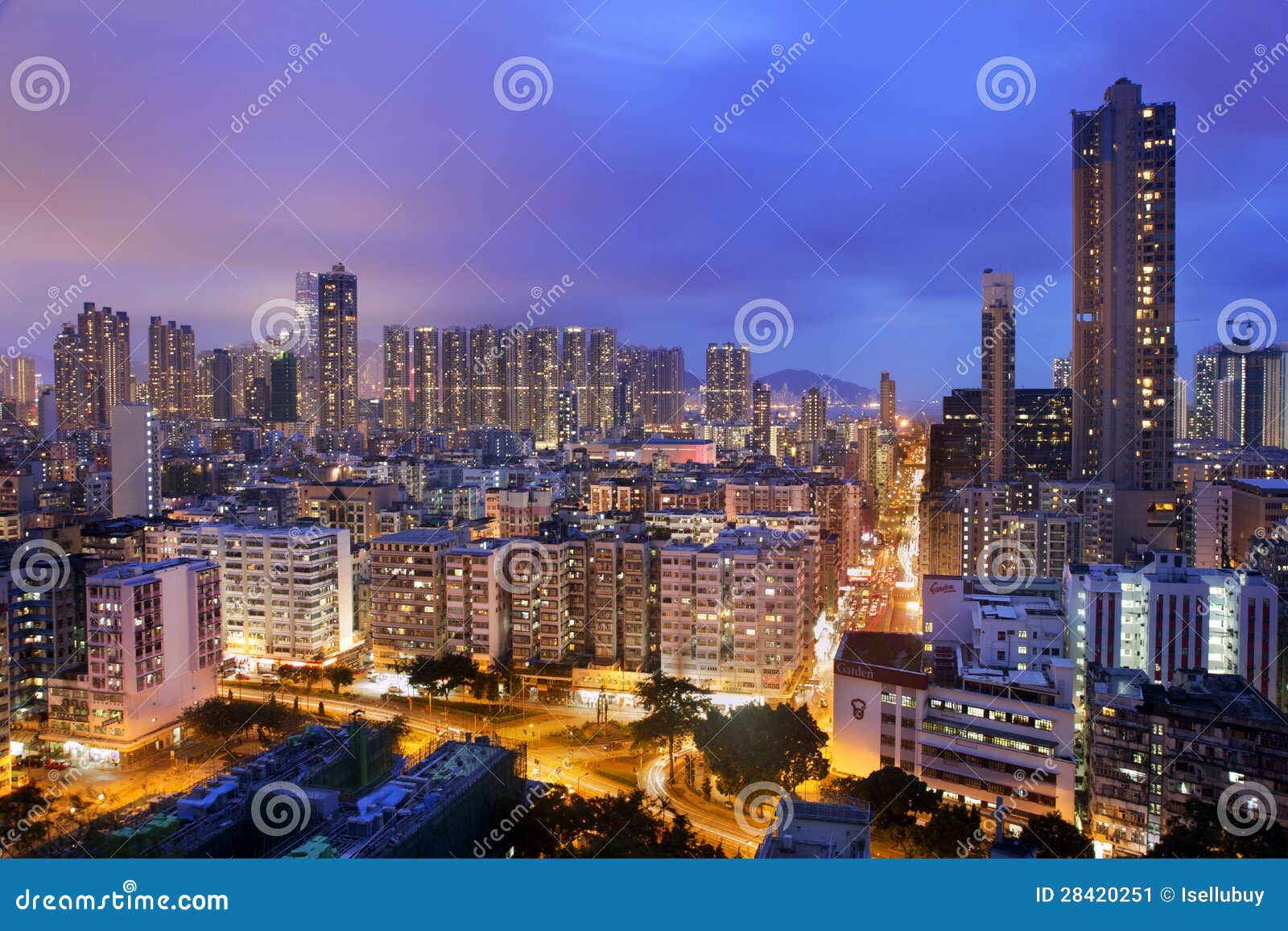 Hong Kong Magic Hour stock image. Image of finance, sham - 28420251