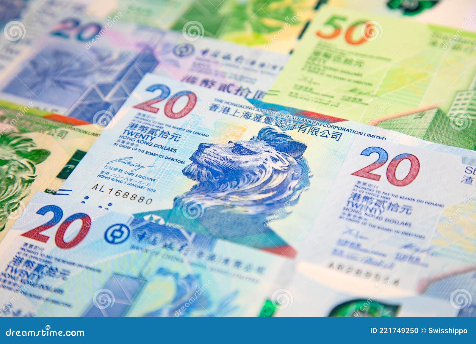 Hong Kong notes stock photo. Image of finance, cash - 221749250