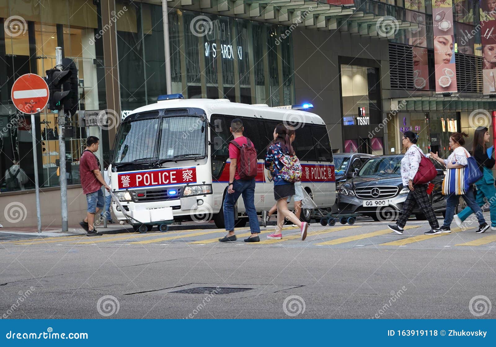 The Hong Kong Police Force Car Provides Security in Hong Kong Editorial ... The Hong Kong Police Force Car Provides Security in Hong Kong Editorial ...