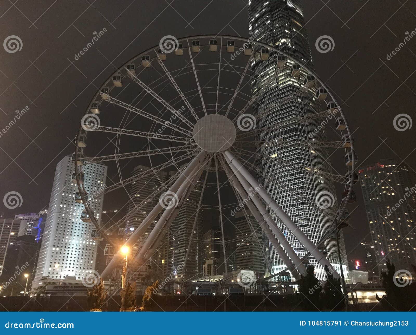 The Hong Kong Observation Wheel Editorial Photo - Image of ferris, hong ...