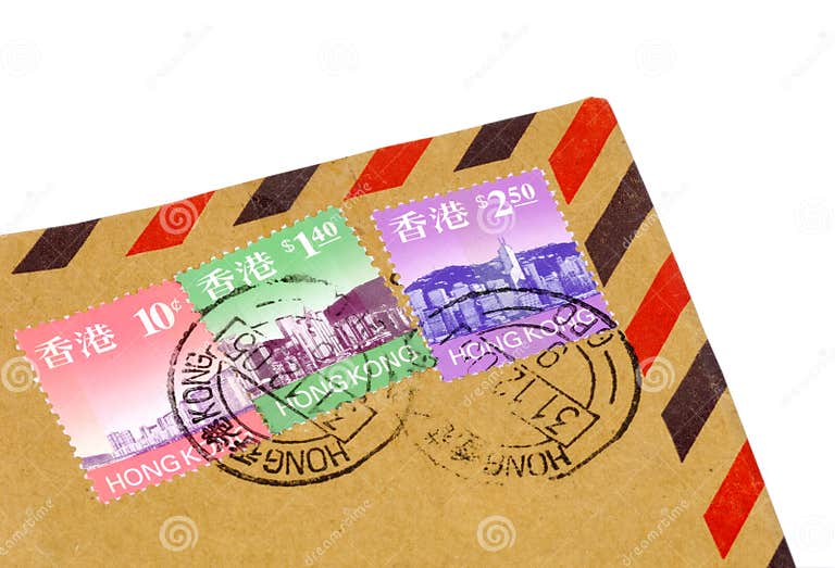 Hong Kong Postage editorial image. Image of airmail, postmark - 442515
