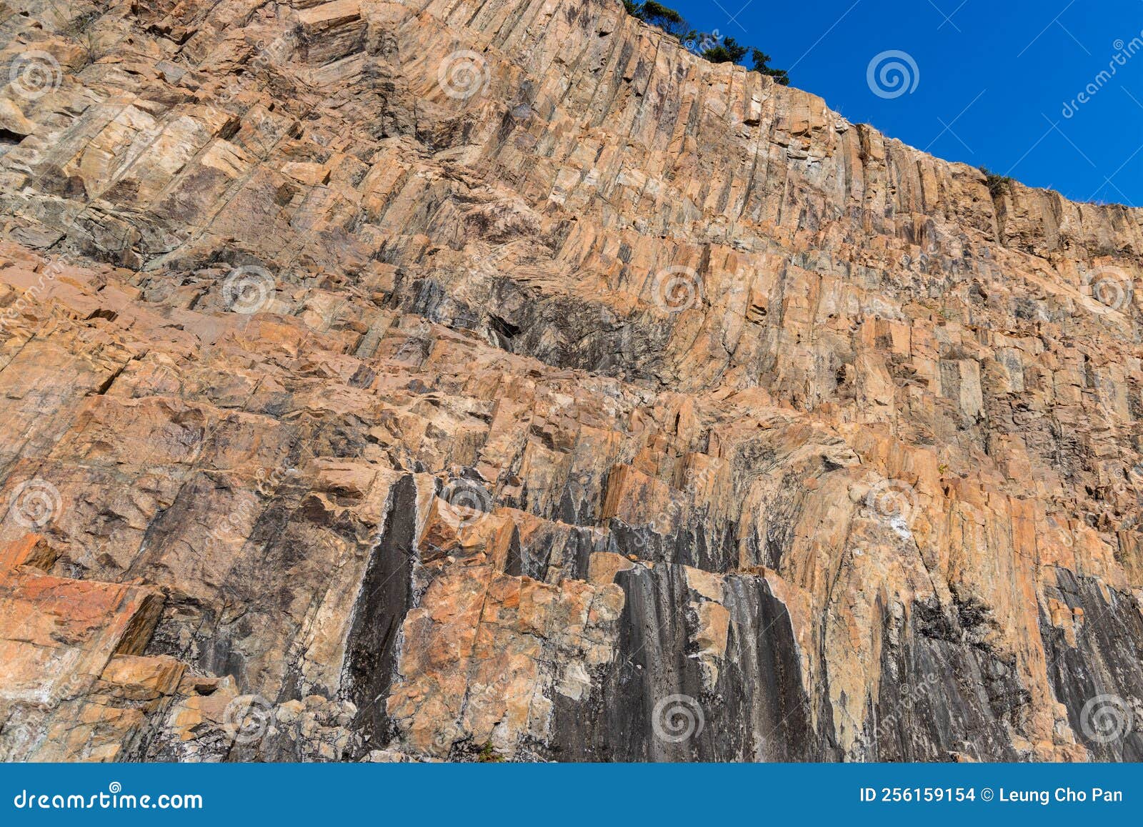 Hong Kong Sai Kung Hexagonal Column Stock Photo - Image of hexagonal ...