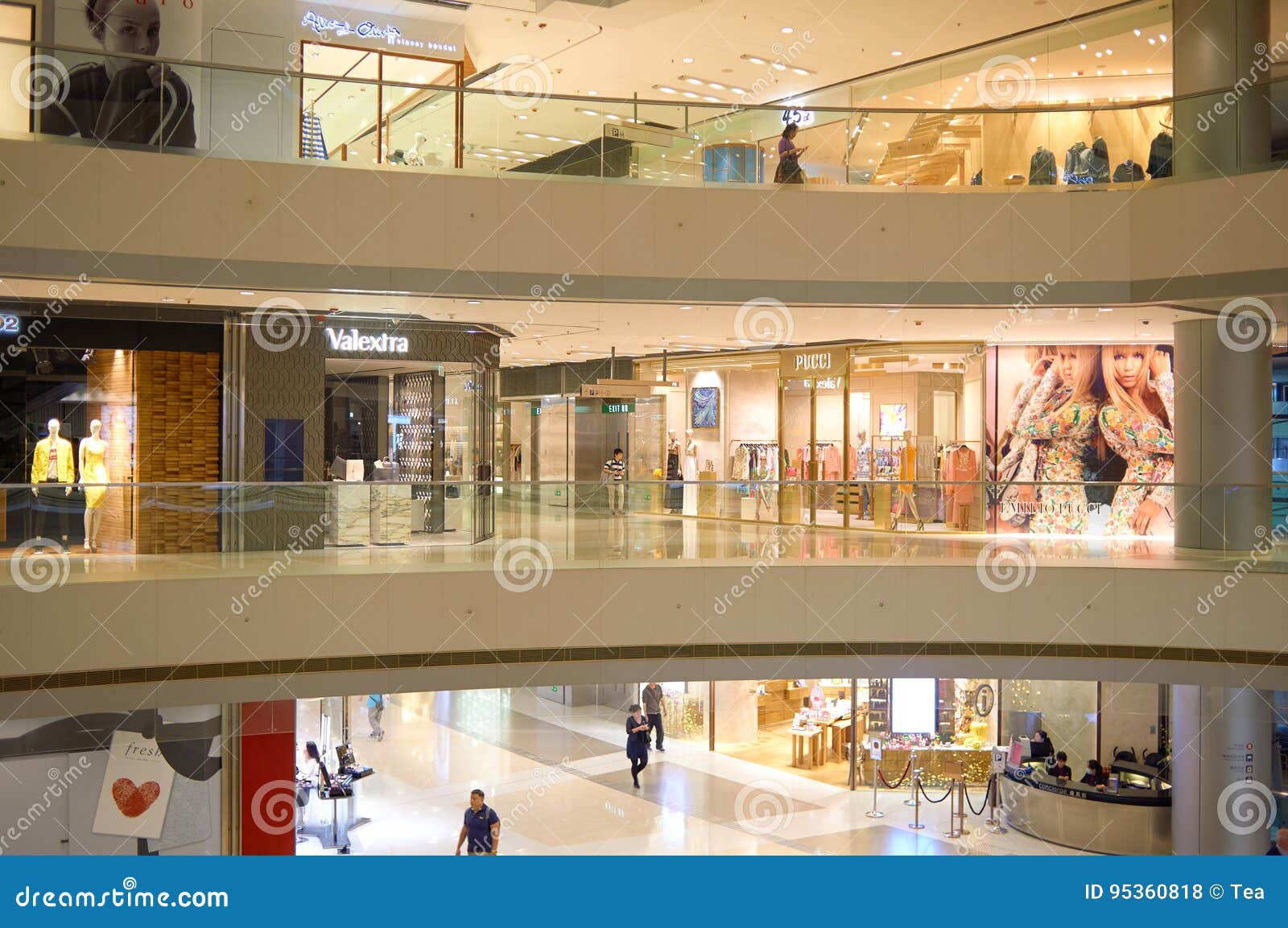 Hong Kong Shopping Mall Interior Editorial Stock Photo - Image of ...