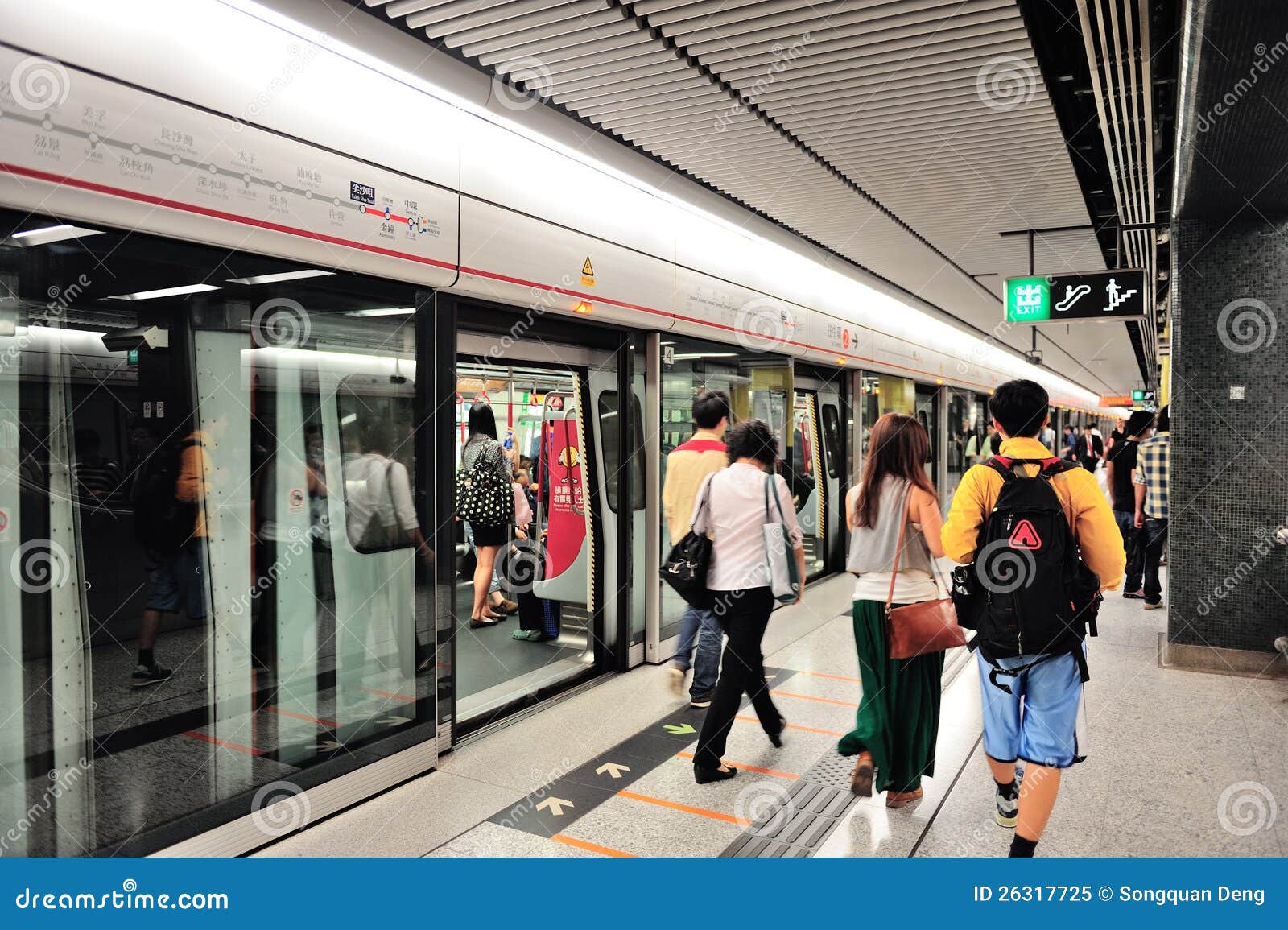 Hong Kong subway editorial image. Image of asia, metropolis - 26317725