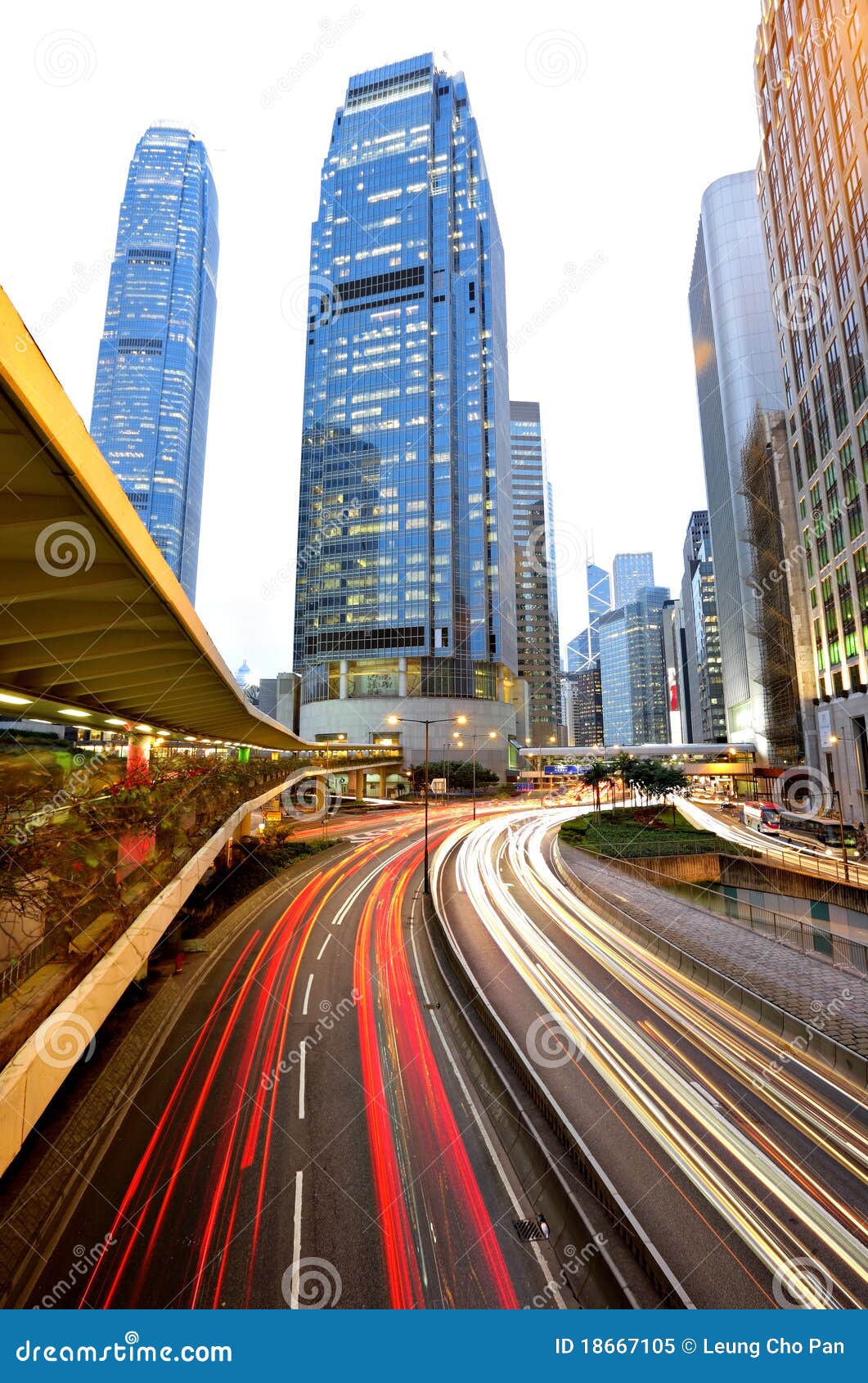 Hong Kong traffic stock image. Image of buildings, cars - 18667105