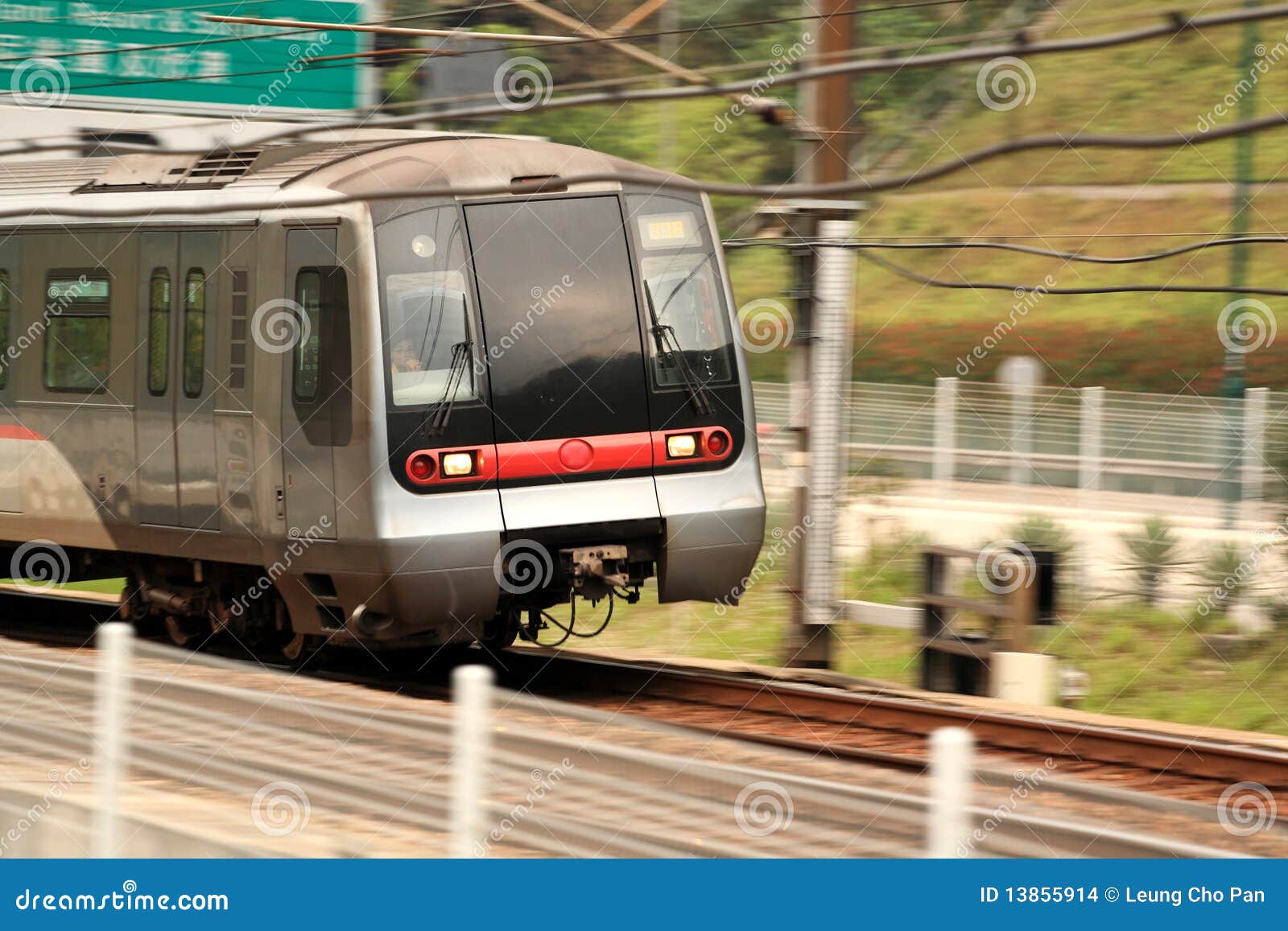 Hong Kong train stock photo. Image of photographs, perspective - 13855914