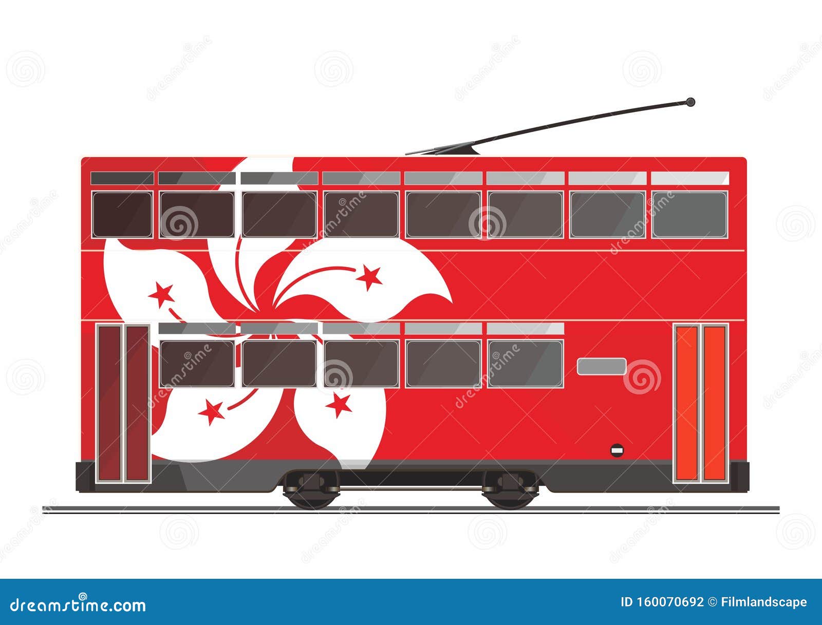 Tram Cartoon Vector | CartoonDealer.com #34833113