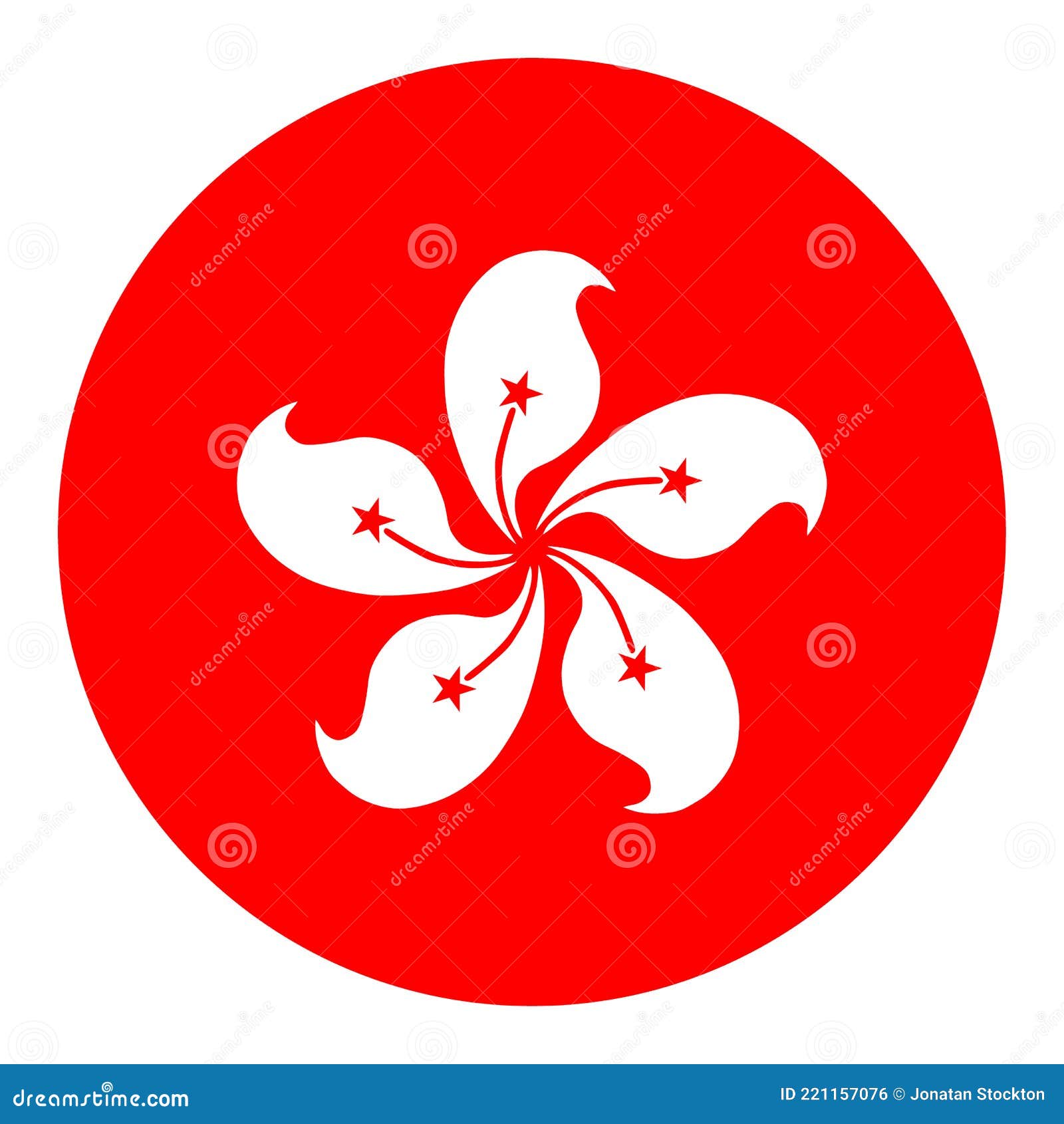 Hong Kong Vector Flag Circle Banner. Stock Vector - Illustration of ... Hong Kong Vector Flag Circle Banner. Stock Vector - Illustration of ...