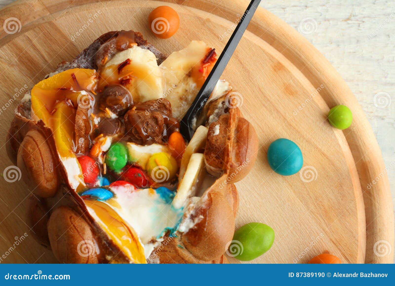 Hong Kong waffle stock photo. Image of kong, pastry, chocolate - 87389190
