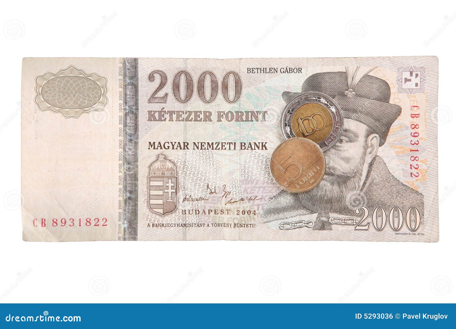 Hongaarse forint stock foto. Image of besparingen, document - 5293036