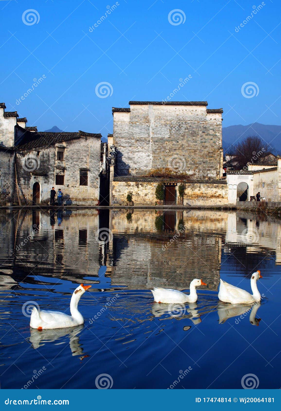 Hongcun stock photo. Image of ancient, chinese, characteristics - 17474814