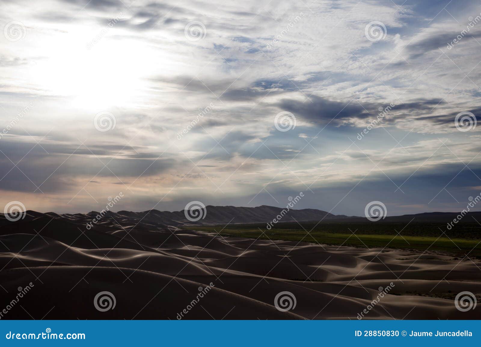 Hongor dunes stock photo. Image of asia, hongor, green - 28850830
